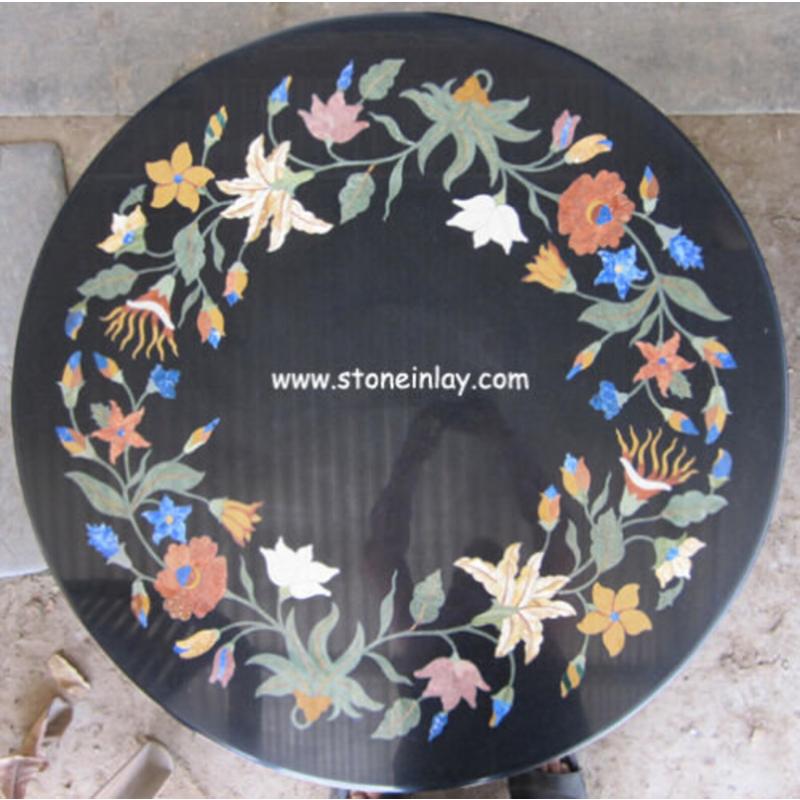 Pietra Dura Inlay Table Top | AVI International