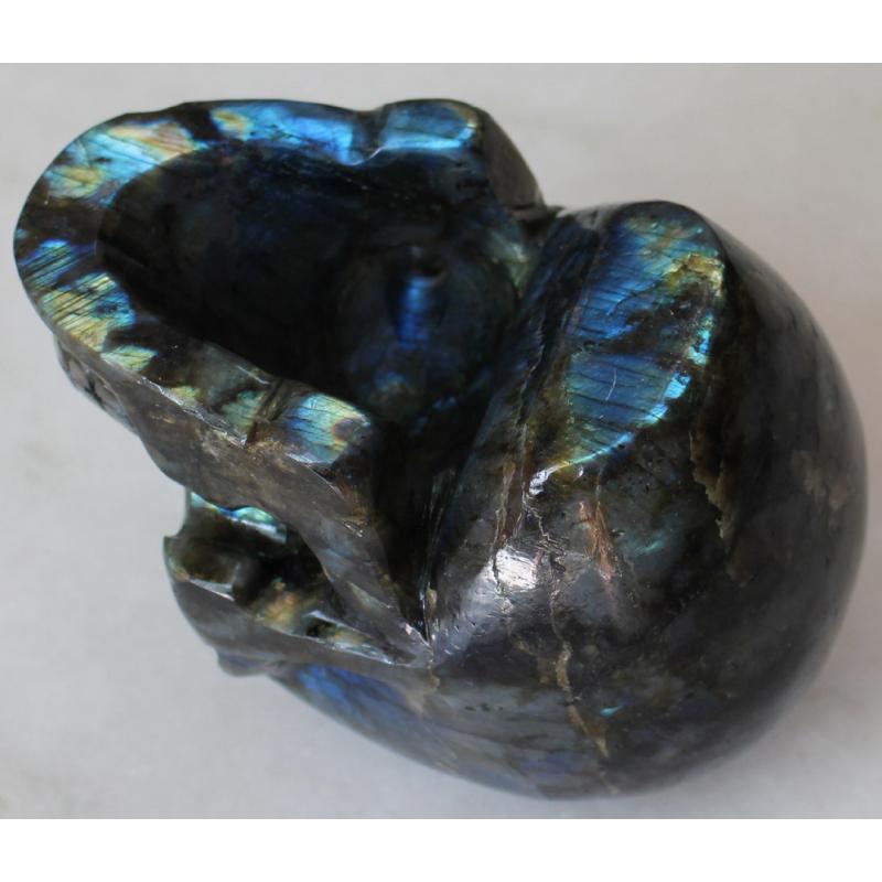 Semi Precious Gem Stone Labradorite Hand Crafted Human Skull | AVI ...