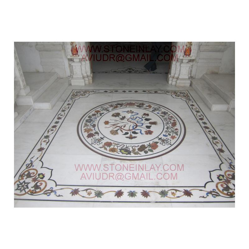 Marble Inlay Marble Kitchen Bedroom Hall Floor Flooring Design | AVI ...