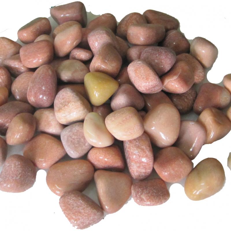 AVI International - Stoneinlay - Pink Quartzite Tumble Pebble Stone ...