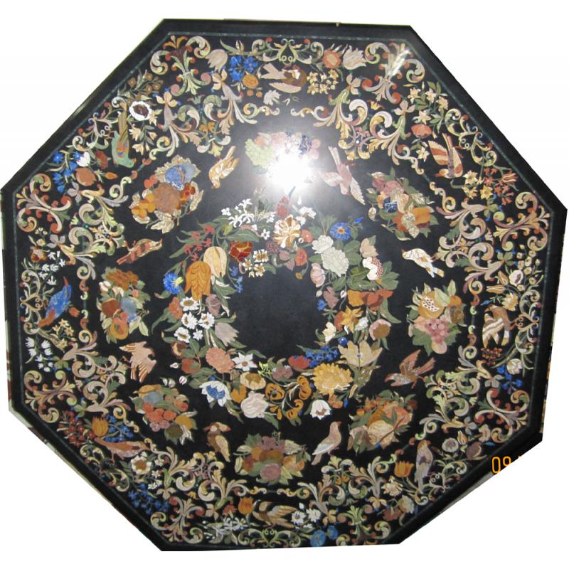 Marble Inlay Pietra Dura Bird Plaque Wall Floor Insert Decorative ...