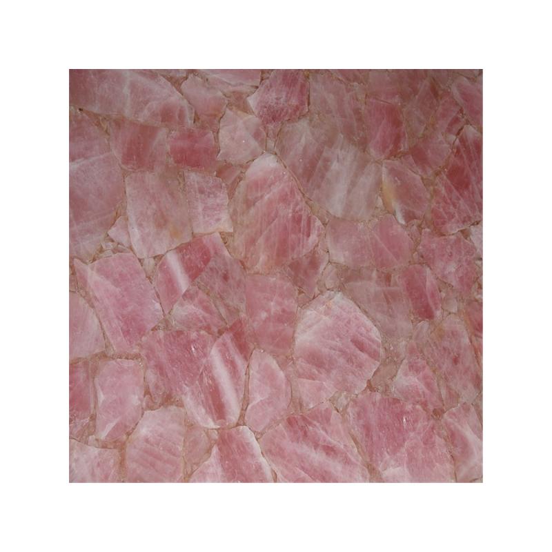 Rose Quartz Slab Tile Surface Counter Top | AVI International