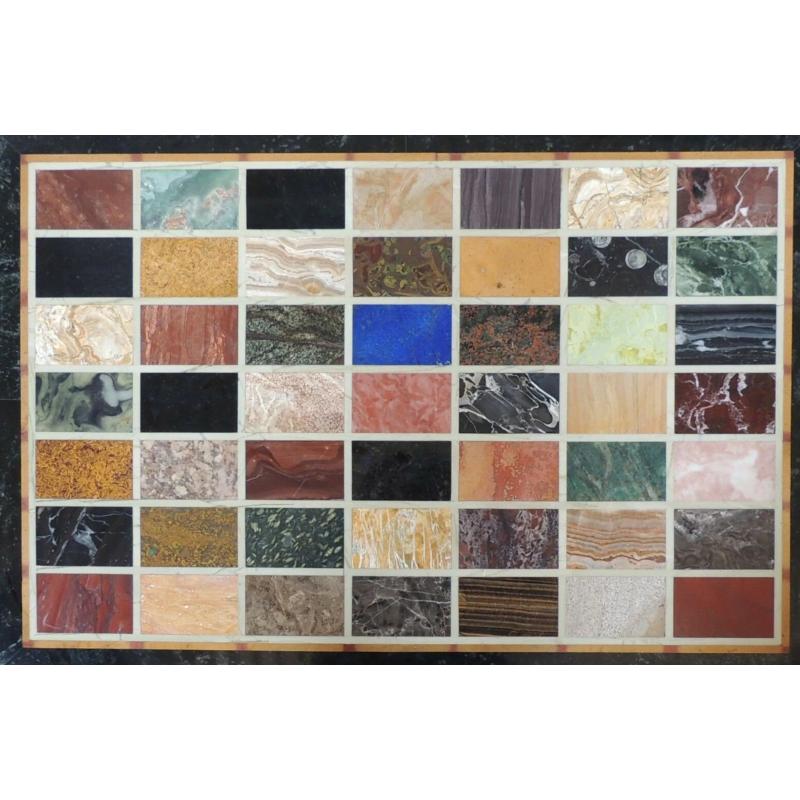 Pietra Dura Inlay Table Top 30" x 20" x 20 mm | AVI International