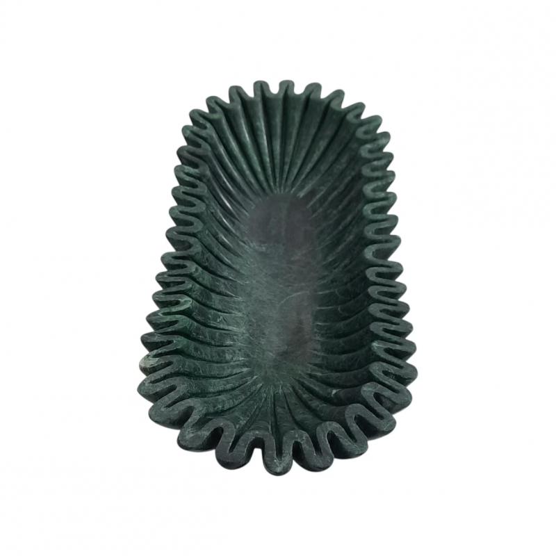 Handcrafted Rectangle Green Marble Bowl – Elegant Décor & Gift | AVI ...