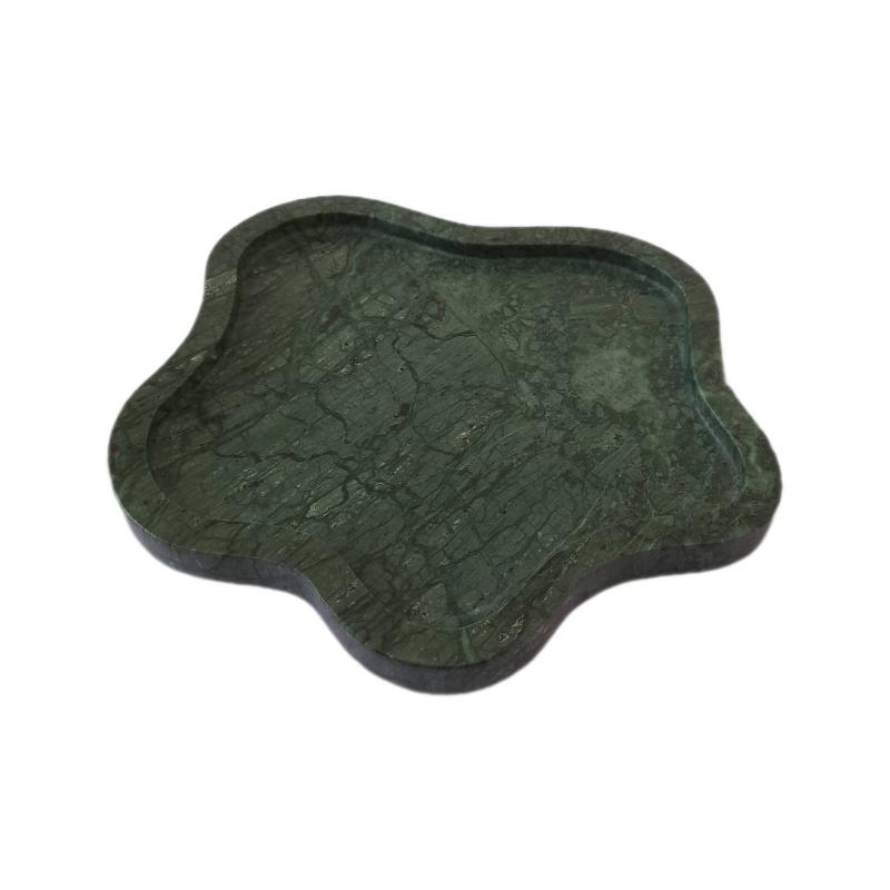 Handcrafted Amoeba-Shaped Marble Tray | Decorative & Serving Tray | AVI ...
