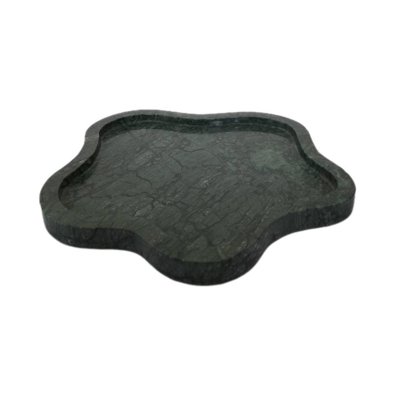 Handcrafted Amoeba-Shaped Marble Tray | Decorative & Serving Tray | AVI ...